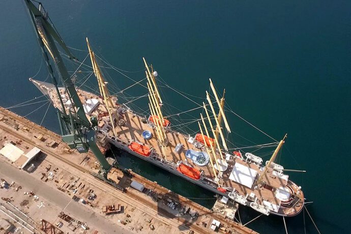 World’s largest sail ship is steeled for ocean travel - steelStories ...